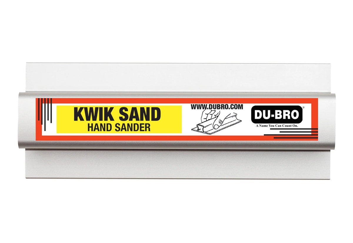 Du-Bro 340055 5.5” Kwik Sand Hand Sander — White Rose Hobbies