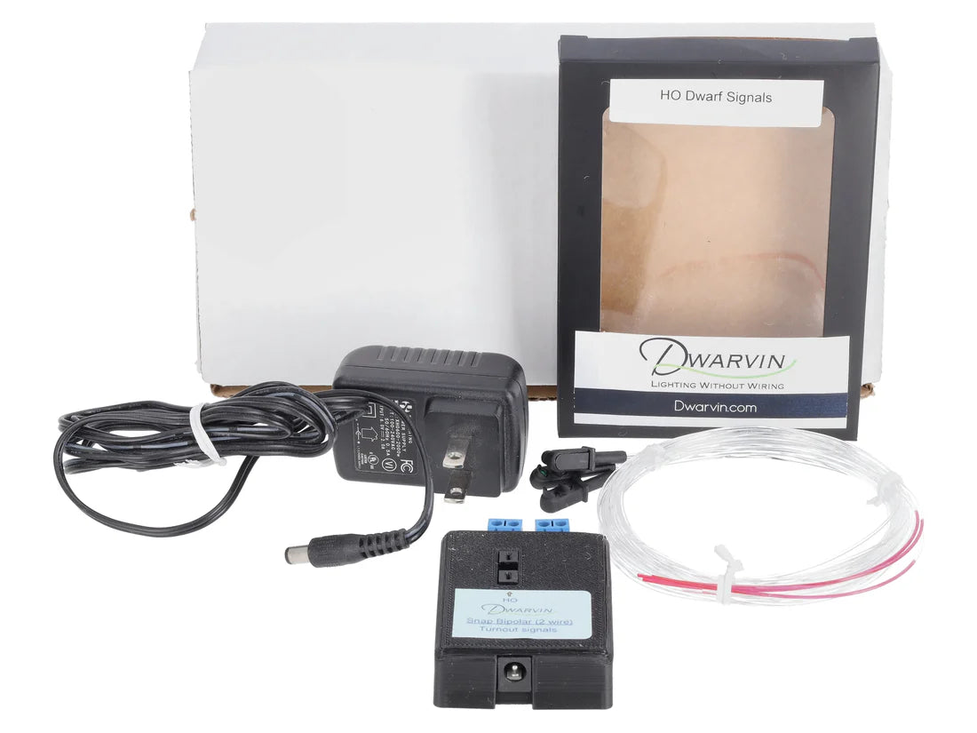 Dwarvin DVTSB2-1 HO Scale Turnout Snap Bipolar 2 Wire 3 Dwarf Signals ...