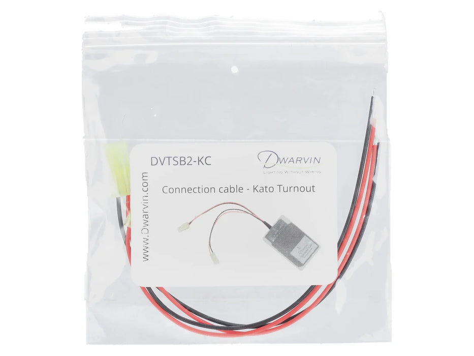 Dwarvin DVTSB2-KC Kato Turnout Connection Cables — White Rose Hobbies