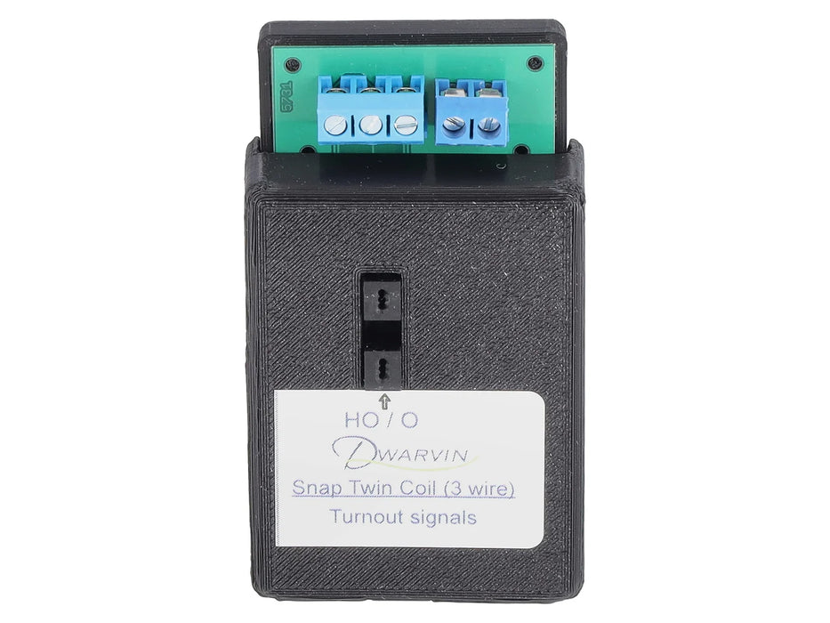 Dwarvin DVTSTC3-1NP HO Scale Turnout Snap Twin Coil 3 wire 3 Dwarf Sig ...