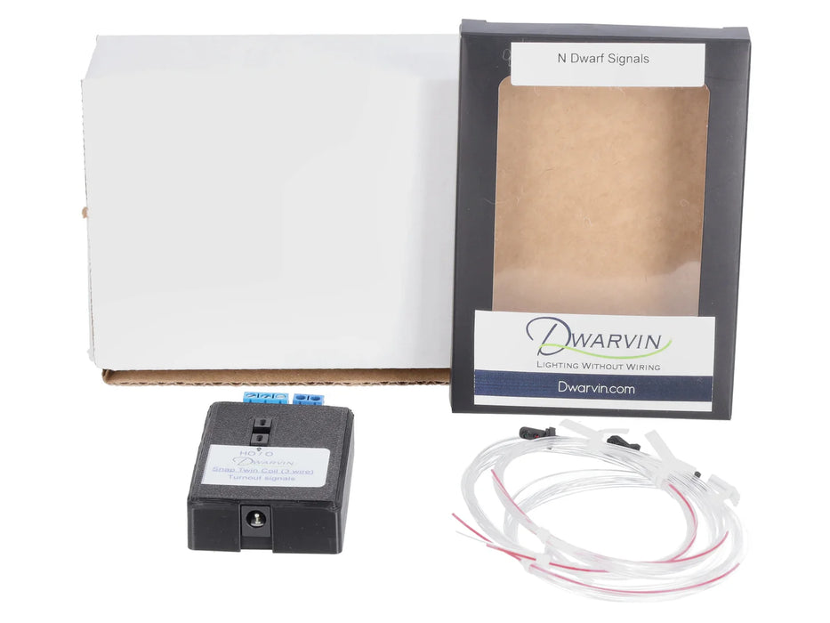 Dwarvin DVTSTC3-1NP HO Scale Turnout Snap Twin Coil 3 wire 3 Dwarf Sig ...