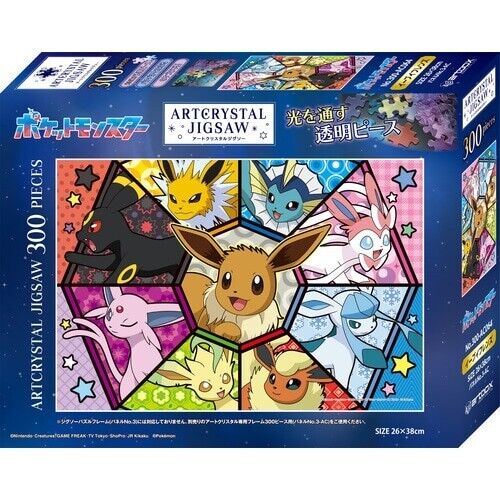 Ensky 300-AC064 Pokémon Eevee Friends Artcrystal Puzzle (300 Pieces ...