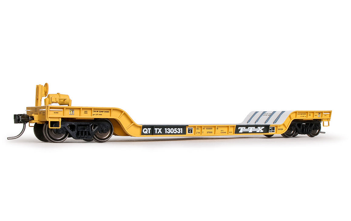 Exactrail Evolution EE1760-2 HO Scale Depressed Center Flatcar Trailer ...