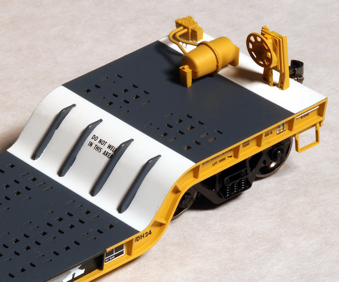 Exactrail Evolution EE1760-3 HO Scale Depressed Center Flatcar Trailer ...