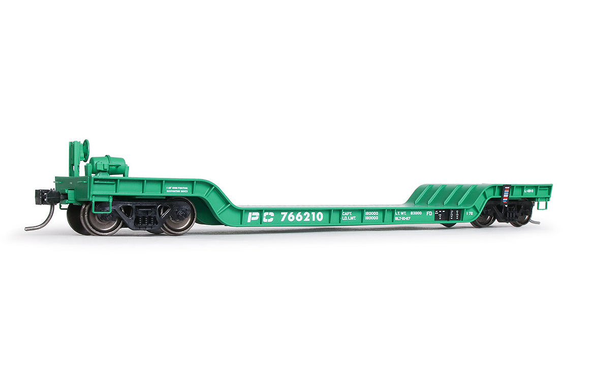 Exactrail Evolution EE1765-3 HO Scale Depressed Center Flatcar Penn Ce ...