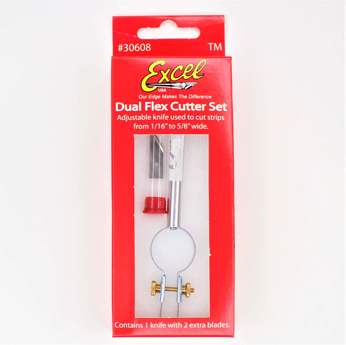 Excel 30608 Dual flex Cutter Set with 2 Blades — White Rose Hobbies
