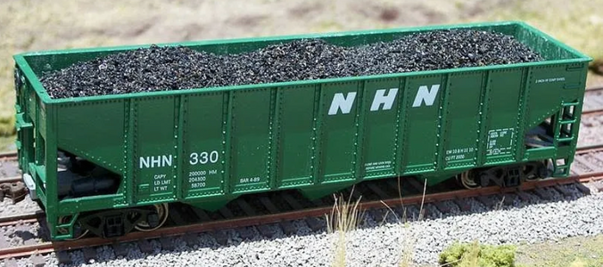 F&N Hobbies 81217 HO Scale Coal Load for Athearn/MDC 40' 3 Bay Hopper ...