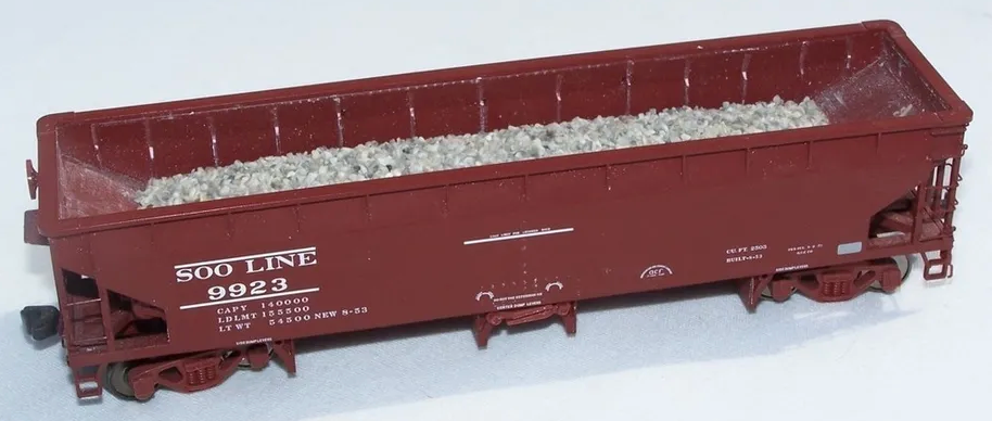 F&N Hobbies 81304 HO Scale Half Gravel for Atlas Hart Ballast Car (2 P ...