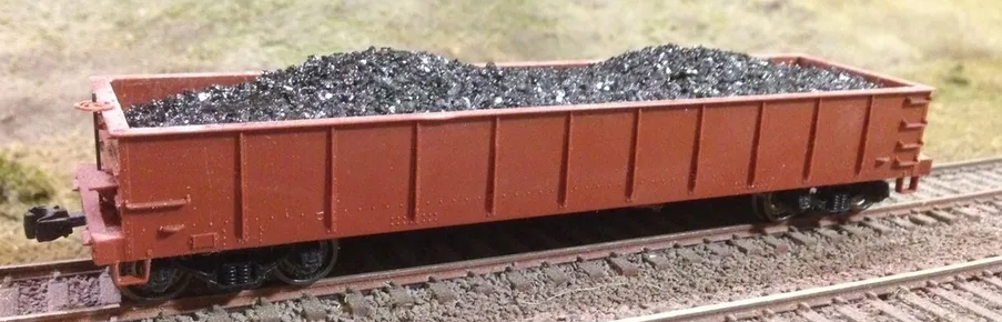 F&N Hobbies 81410 HO Scale Coal Load for Bowser 40' Gondola (2 Pack ...