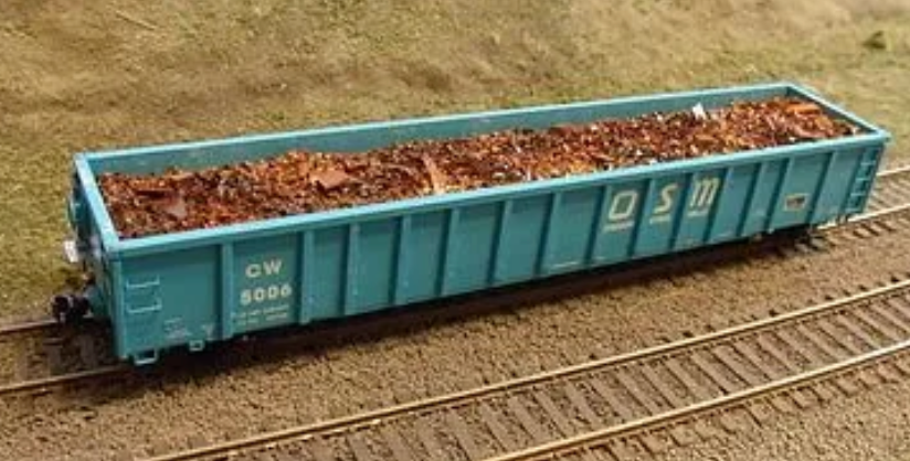 F&N Hobbies 81505 HO Scale Scrap Metal Load for Exactrail 2743 cu ft G ...