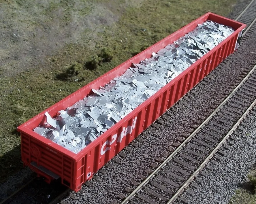 F&N Hobbies 81508 HO Scale Scrap Aluminum Load for Exactrail 65' Gondo ...