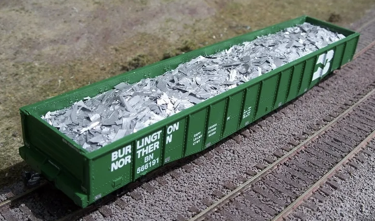 F&N Hobbies 81724 HO Scale Scrap Aluminum Load for Walthers 53' Mill G ...