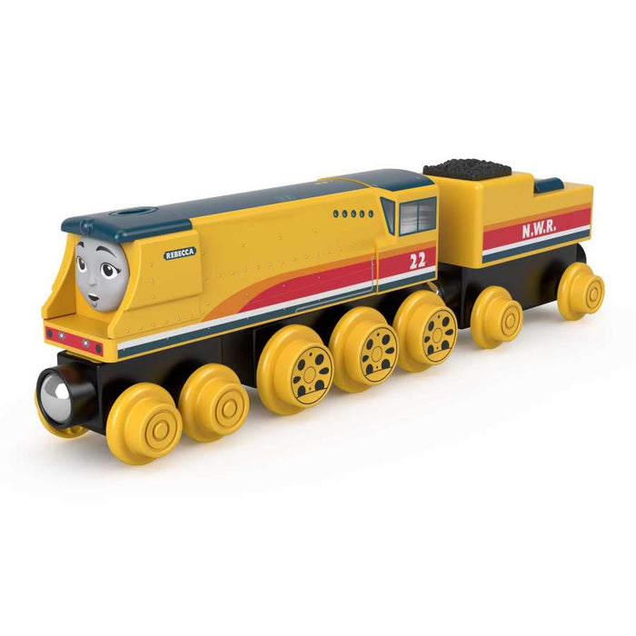 Fisher Price Thomas & Friends Wooden Railway Rebecca The Loco — White ...