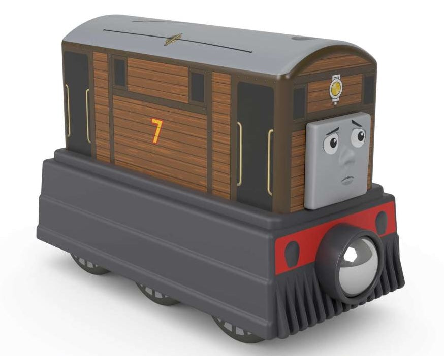 Fisher Price Thomas & Friends Wooden Railway Toby The Tram — White Rose ...