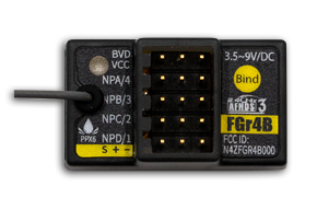 FLYSKY Noble FGR4B 4-Channel AFHDS3 Receiver — White Rose Hobbies