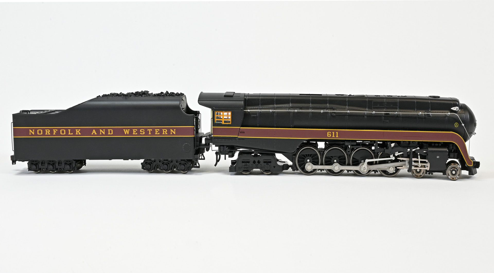 Fox Valley Models 38844 HO Scale N&W Class J 4-8-4, Norfolk & Western ...