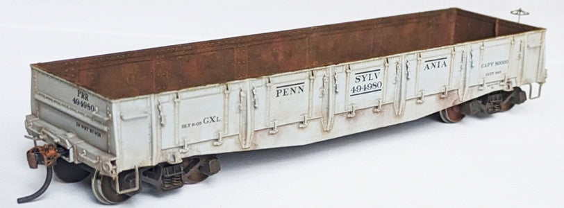 Funaro & Camerlengo 8610 HO Scale PRR GXL 36' Drop Side Gondola with D ...