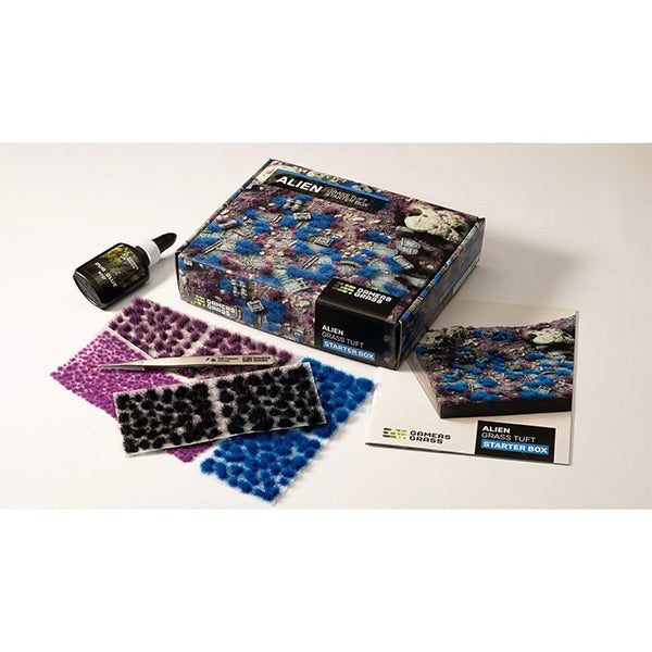 Gamers Grass 791177 Alien Grass Tuft Starter Boxed Set — White Rose Hobbies