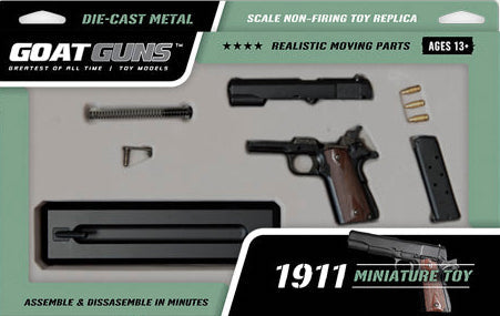 Goat Guns 1:2.5 Scale 1911 Diecast Gun Model - Black — White Rose Hobbies