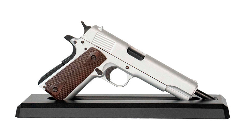 Goat Guns 1:2.5 Scale 1911 Diecast Gun Model - Silver — White Rose Hobbies