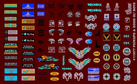 Gofer Racing Decals 11077 1/24 Decals - Pickups And Good Ol’ Boys ...