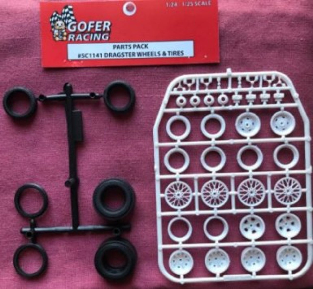 Gofer Racing Decals 5C1141 Parts Pack - Dragster Wheels And Tires ...