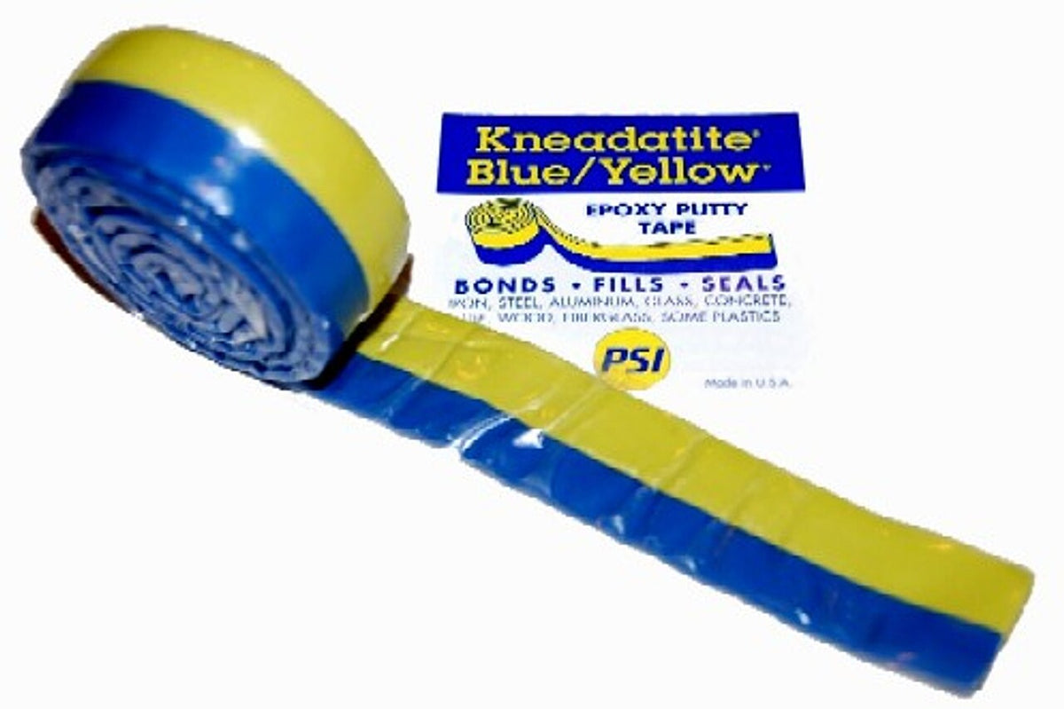 Green Stuff Putty (23) Kneadtite Blue/Yellow 2 Part Epoxy Putty Tape 3 ...
