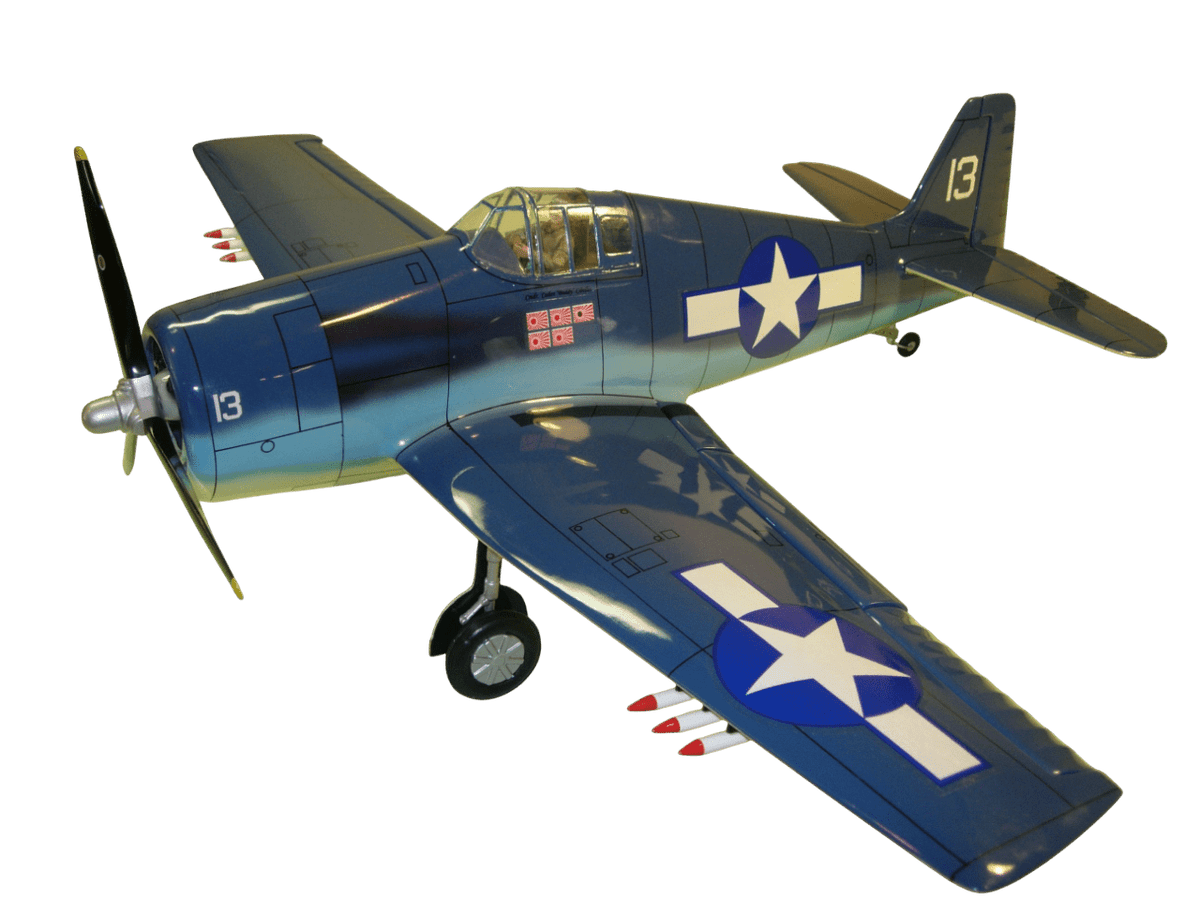 Guillows 1005 F-6F3 Hellcat (32" Wingspan) Balsa Flying Model Kit ...