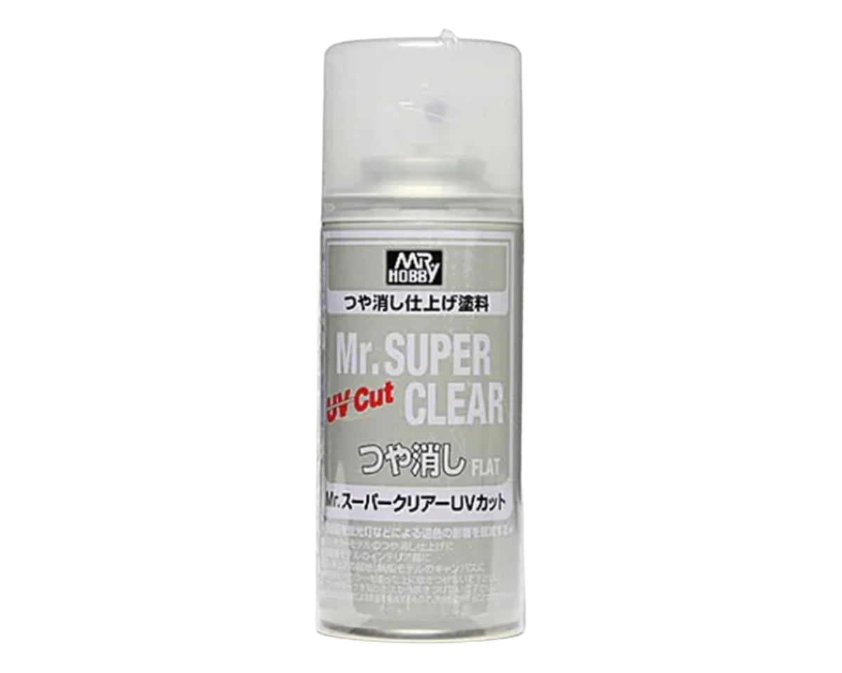 Gunze B523 Mr. Hobby Mr.Super Clear UV Cut Matt Spray 170ml — White ...