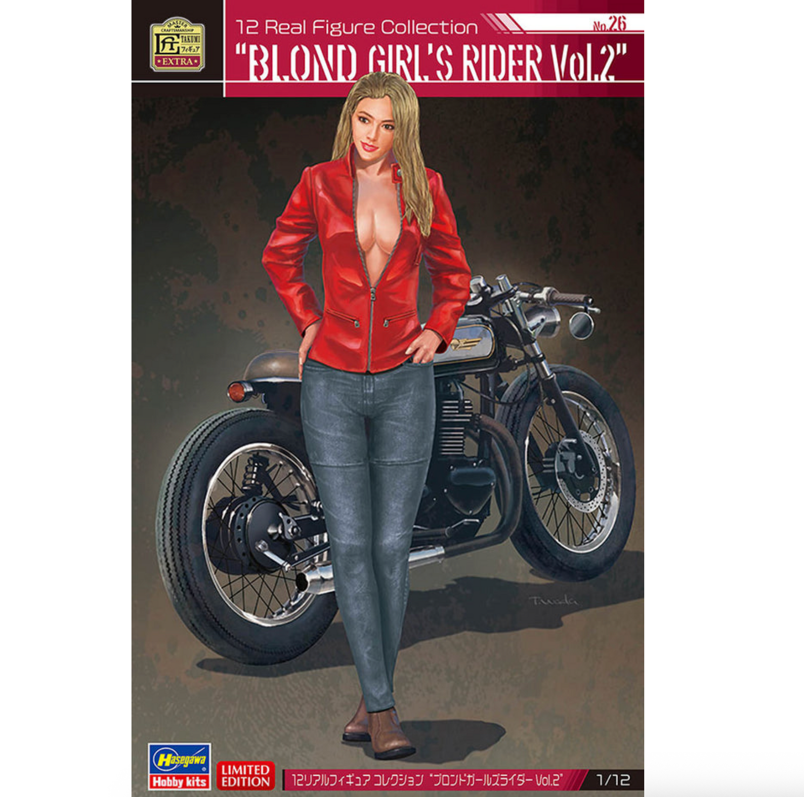 Hasegawa 52347 1/12 12 Real Figure Collection #26: "Blond Girl's Rider ...