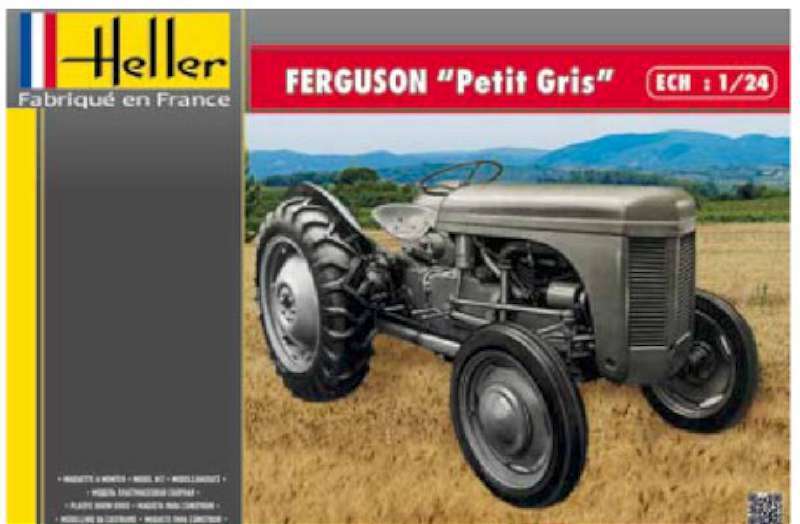 Heller 81401 1/24 Ferguson TE20 Petit Gris Farm Tractor Model Kit ...