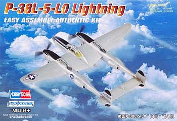 Hobby Boss 80284 1/72 P-38L-5-L0 Lightning Model Plane Kit — White Rose ...