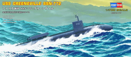 Hobby Boss 87016 1/700 USS Greeneville SSN-772 Submarine Model Kit ...