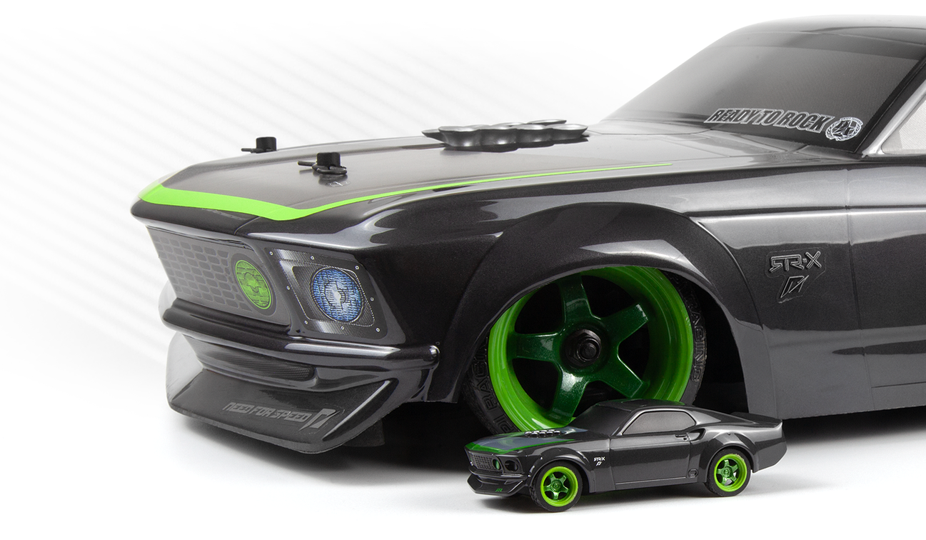 HPI 160980 Nano-TTR 1969 Ford Mustang RTR-X (with Radio TX) — White ...