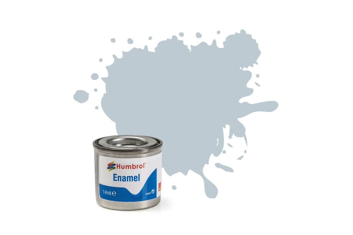 Humbrol AA0610 56 Metallic Aluminum Enamel Paint 14ml Tinlet — White ...