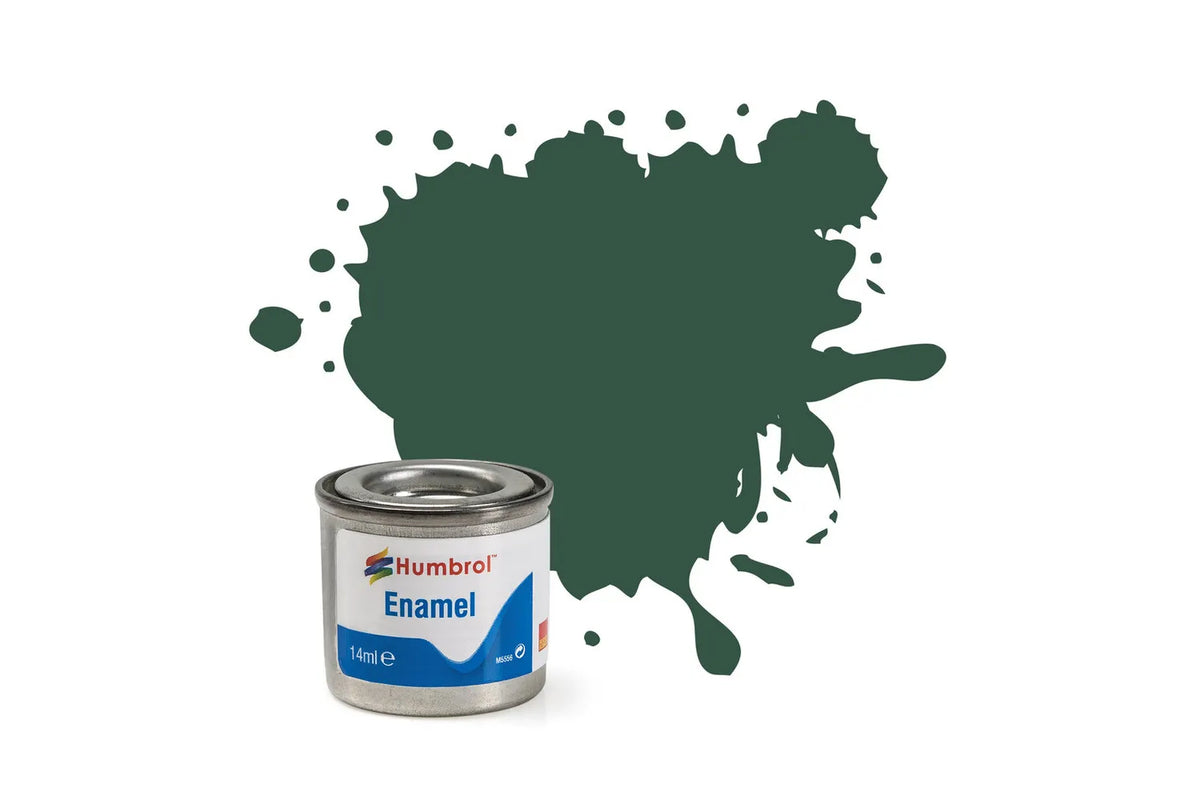 Humbrol AA1287 116 Matte US Dark Green Enamel Paint 14ml Tinlet — White ...
