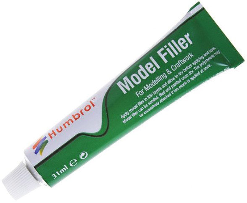 Humbrol AE3016 Model Filler 31ml Tube — White Rose Hobbies