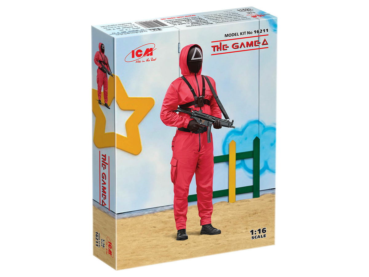 ICM Models 16211 1/16 The Game Masked Figure (Squid Game) Model Kit ...