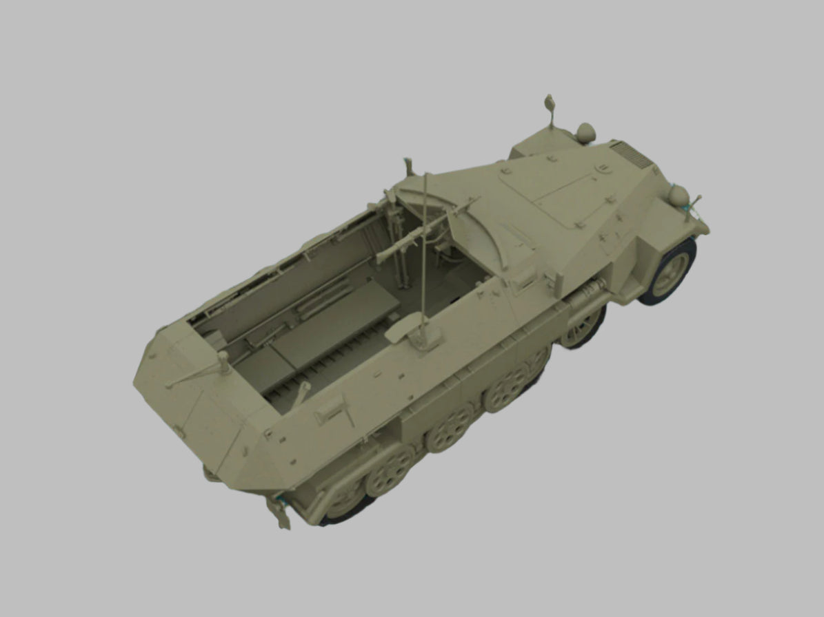 ICM Models 35101 1/35 Sd.Kfz. 251/1 Ausf.A WWII German Armoured Person ...