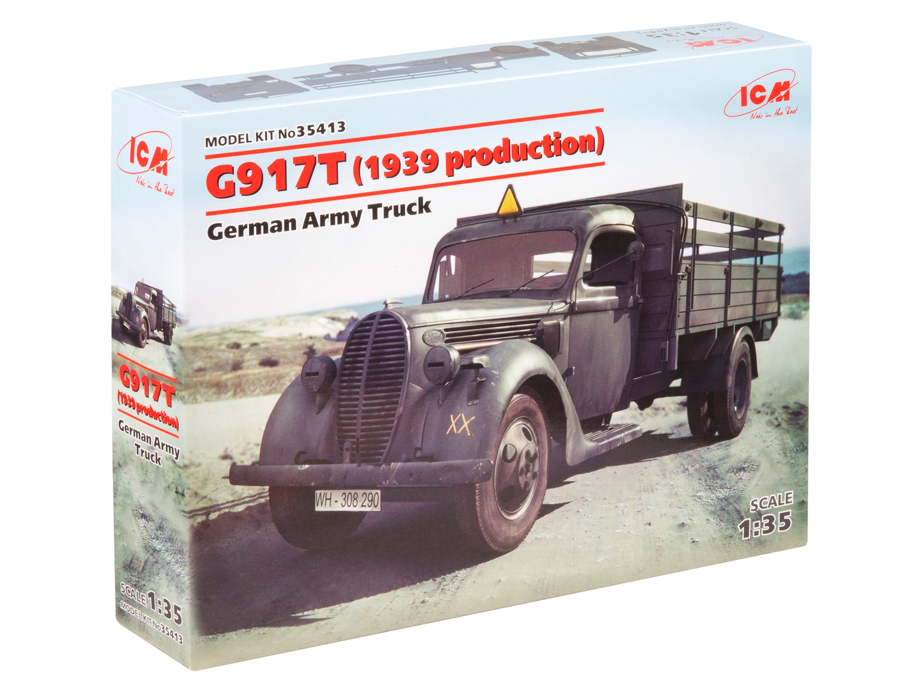 ICM Models 35413 1/35 German Army Truck G917T (1939 production) Model ...