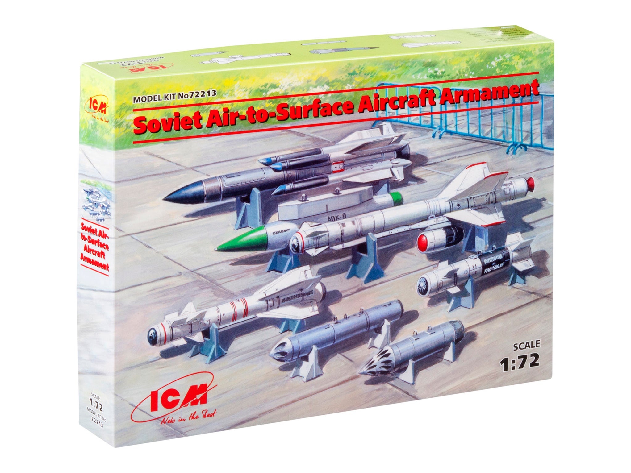 ICM Models 72213 1/72 Soviet Air-to-Surface Aircraft Armament Set Mode ...
