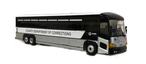 Iconic Replica 87-0072 HO Scale MCI D4505 Department of Corrections ...