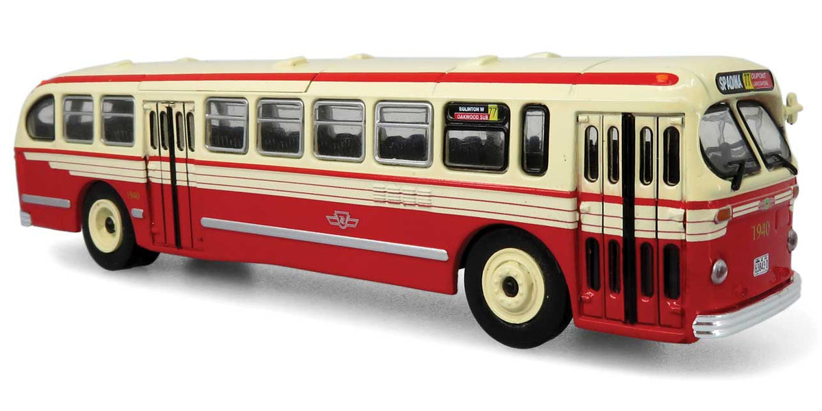 Iconic Replica 87-0373 HO Scale 1940s-1950s ACF Brill CD-44 Transit Bu ...