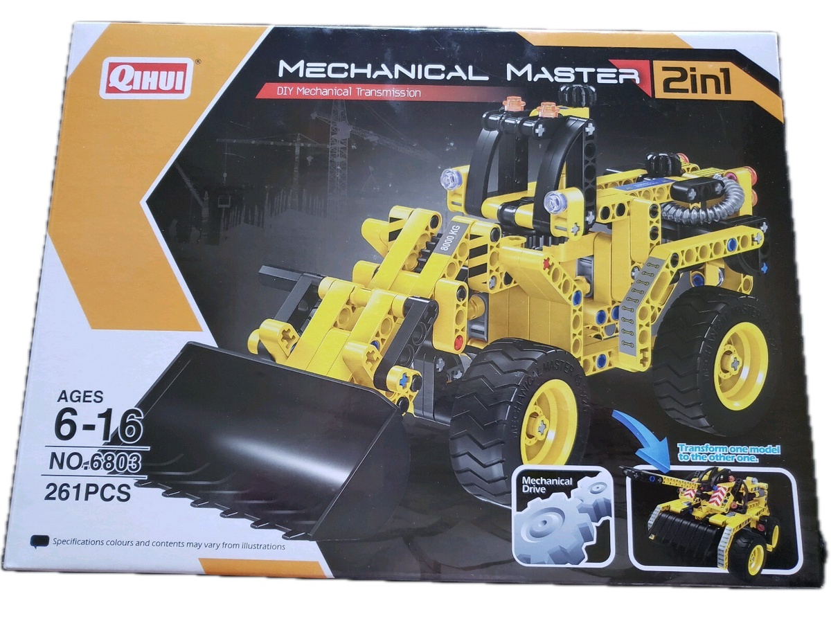 iM.Master 6803 Mechanical Master 2in1 R/C Bulldozer 261 Piece Building ...
