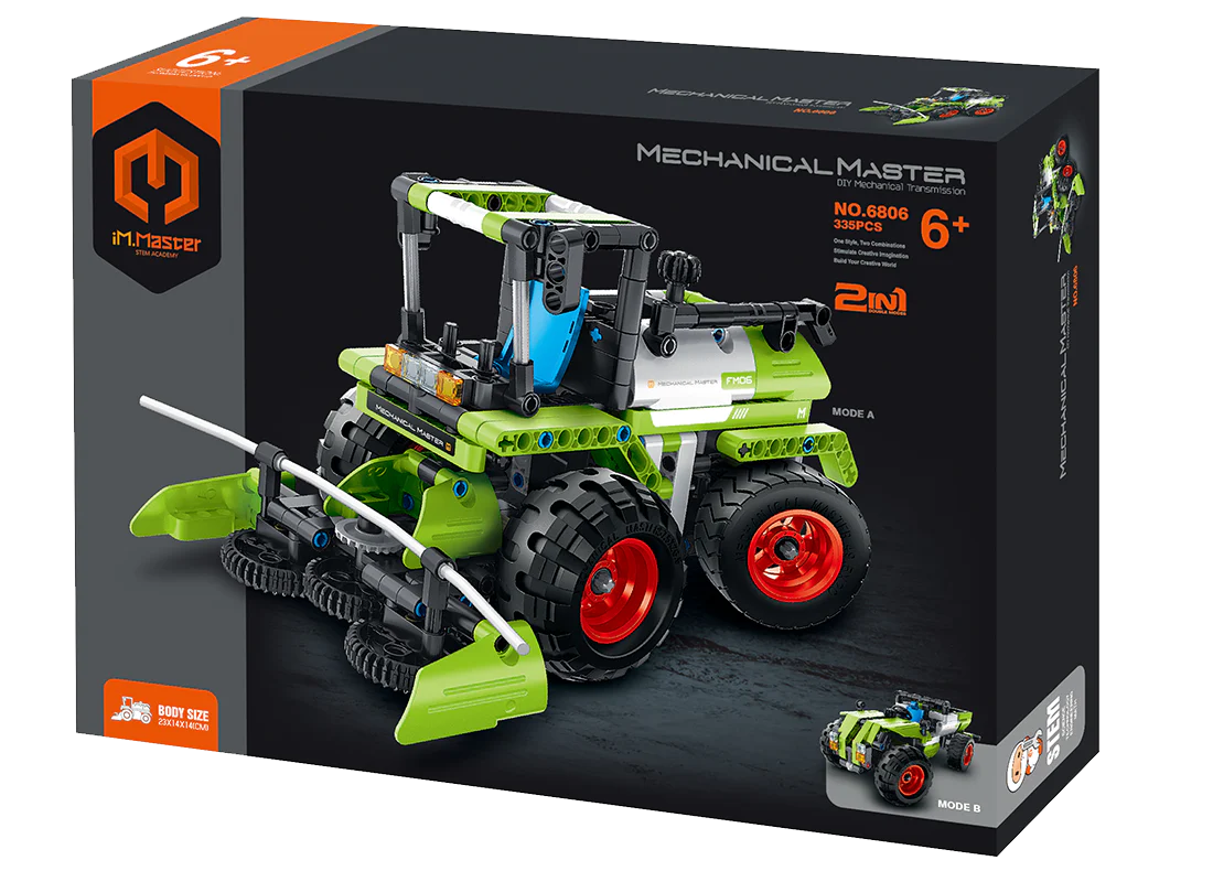iM.Master 6806 Mechanical Master 2n1 Harvester / Pickup Truck 335 Piec ...