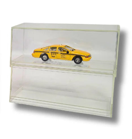 IMEX 2502 1/43 Auto Display Case with Clear Base (2 Pack) — White Rose ...