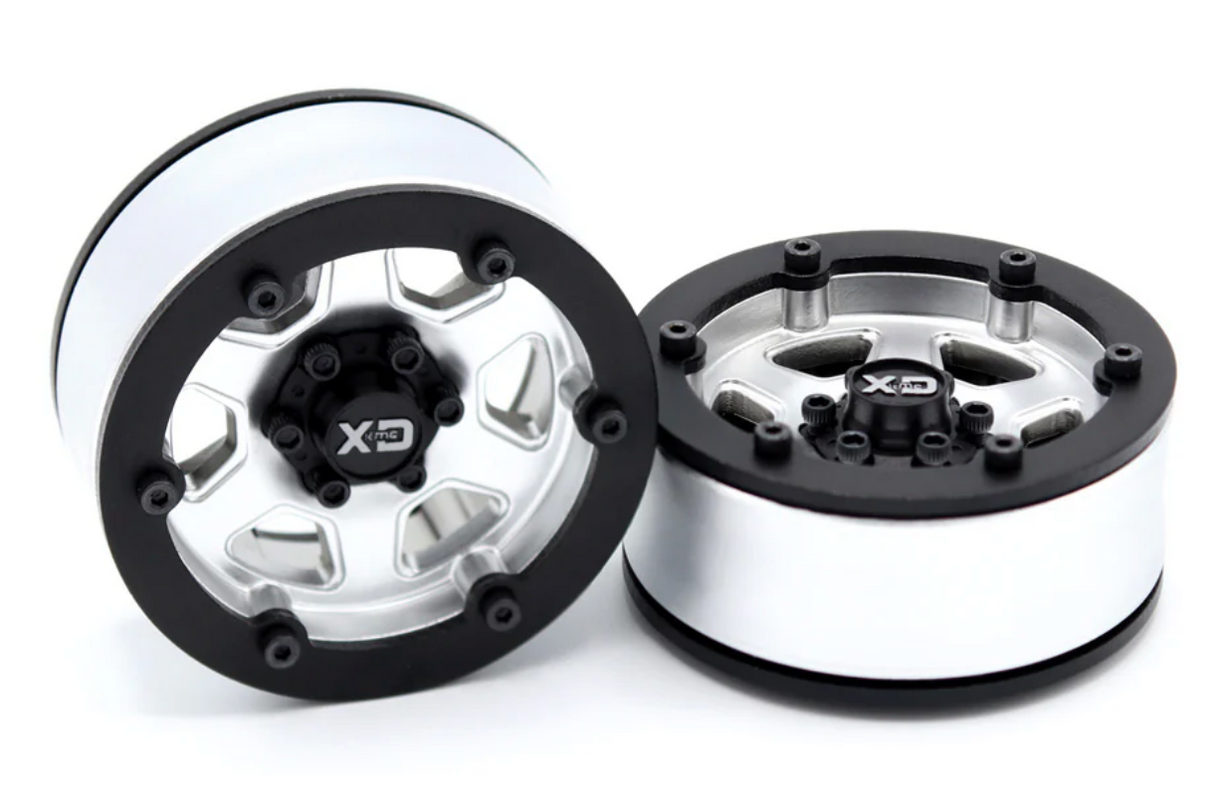 Incision by Vanquish IRC00255 Silver KMC KM233 1.9" Plastic Beadlock W ...