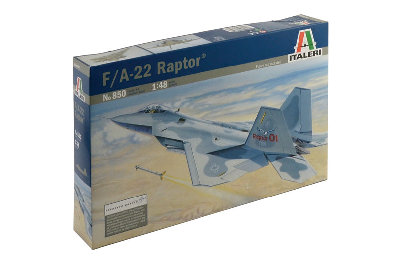 Italeri 850 1/48 F-22 Raptor Model Kit — White Rose Hobbies