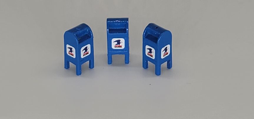 JL Innovative Design 803 HO Scale U.S. Mailbox (1992-1993) 3 Pack ...