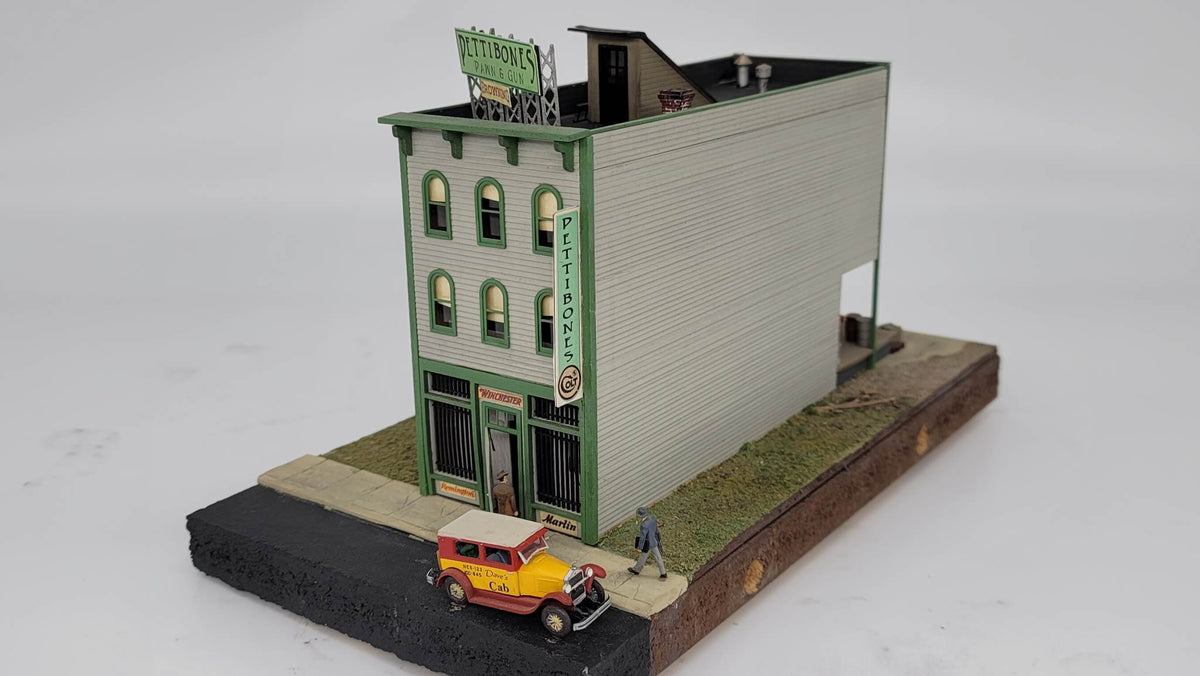 JL Innovative Design 631 HO Scale Pettibone's Pawn and Gun Shop Laser ...